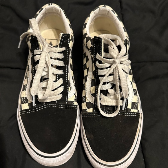Vans | Shoes | Vans Classic Black And White Checkered Shoes | Poshmark
